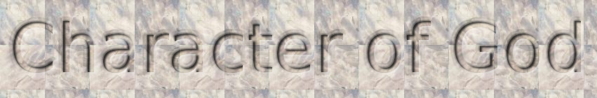 Character of God – Genesis 17:23 – CHRIST ALLIANCE CHURCH